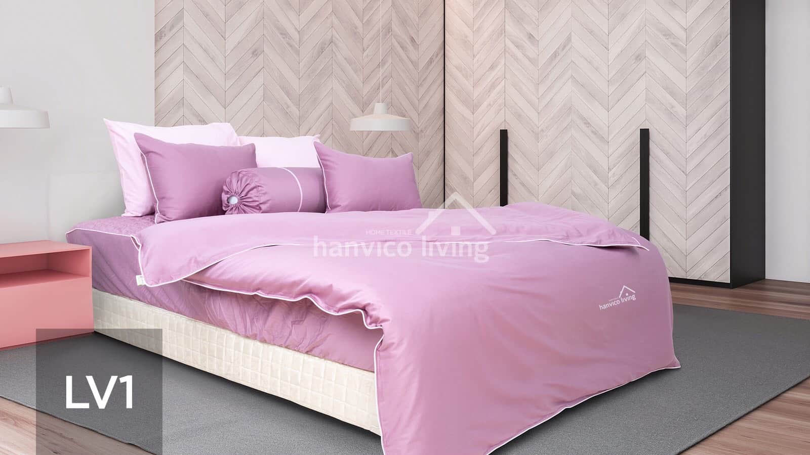 Chăn hè Hanvico LV1 -Trọn vẹn sắc tím đơn giản, tinh tế